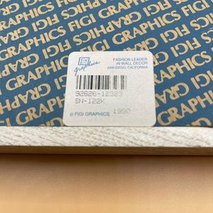 Figi Graphics | Art | Vintage 99 Figi Graphics Hand Cast Paper Wall Art ...